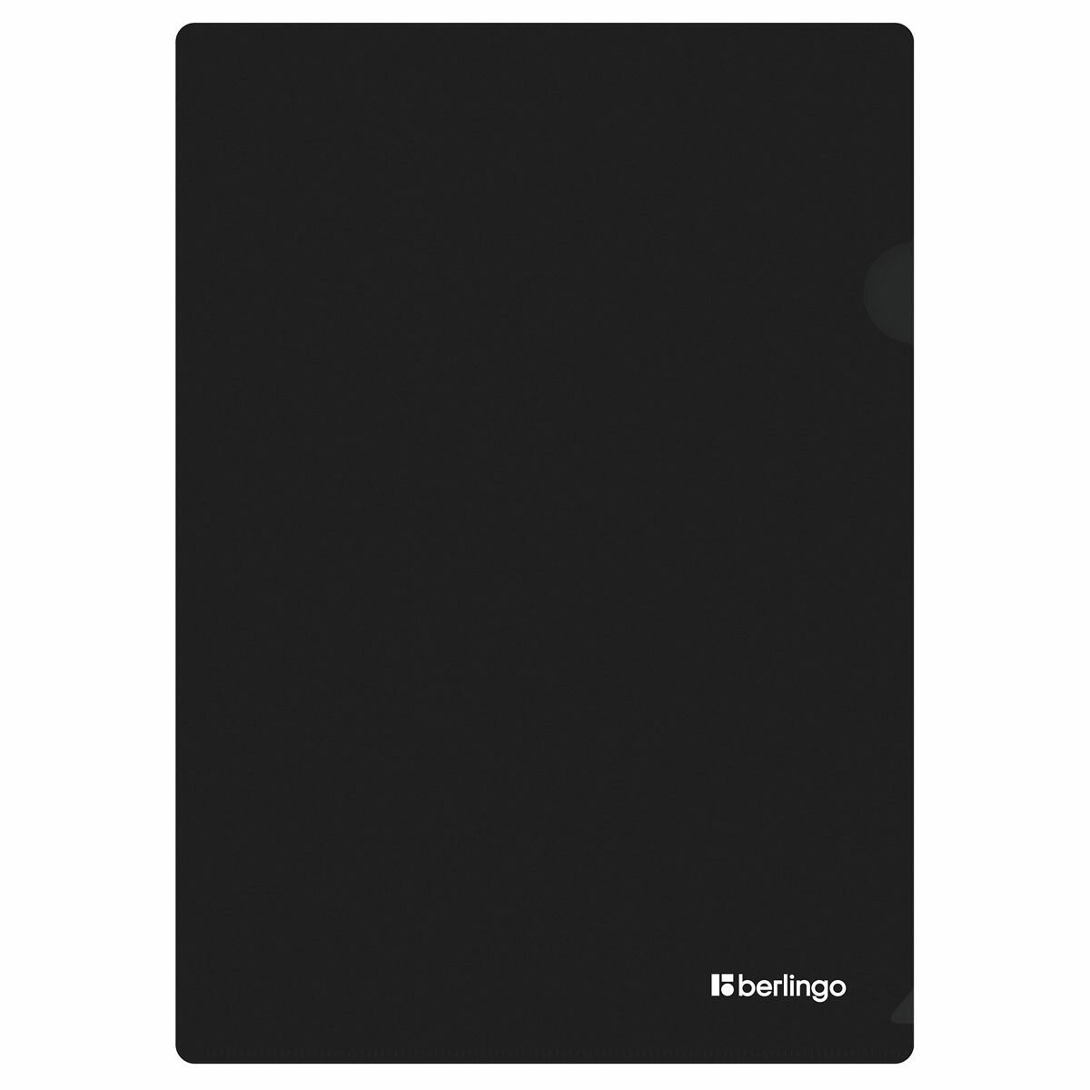 Папка-уголок Berlingo Soft Touch (А4, 200мкм, софт-тач) черная (LFp_A4980), 12шт.