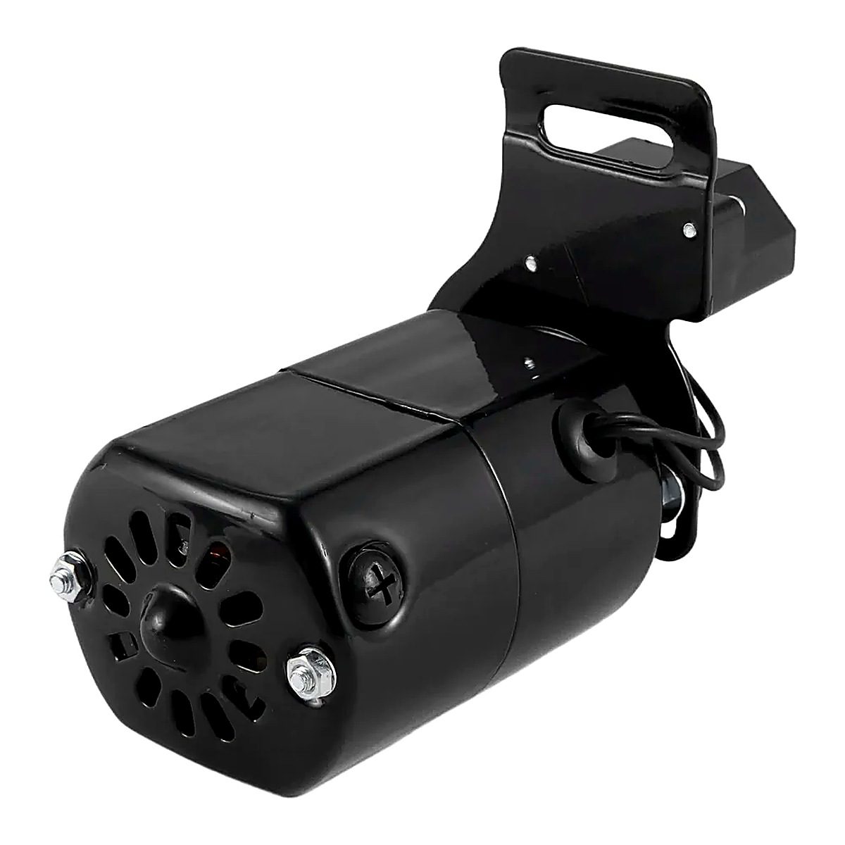 Электродвигатель для швейной машины 220V, 180W, 0,9A / 10000 об/мин, металл, чёрный.