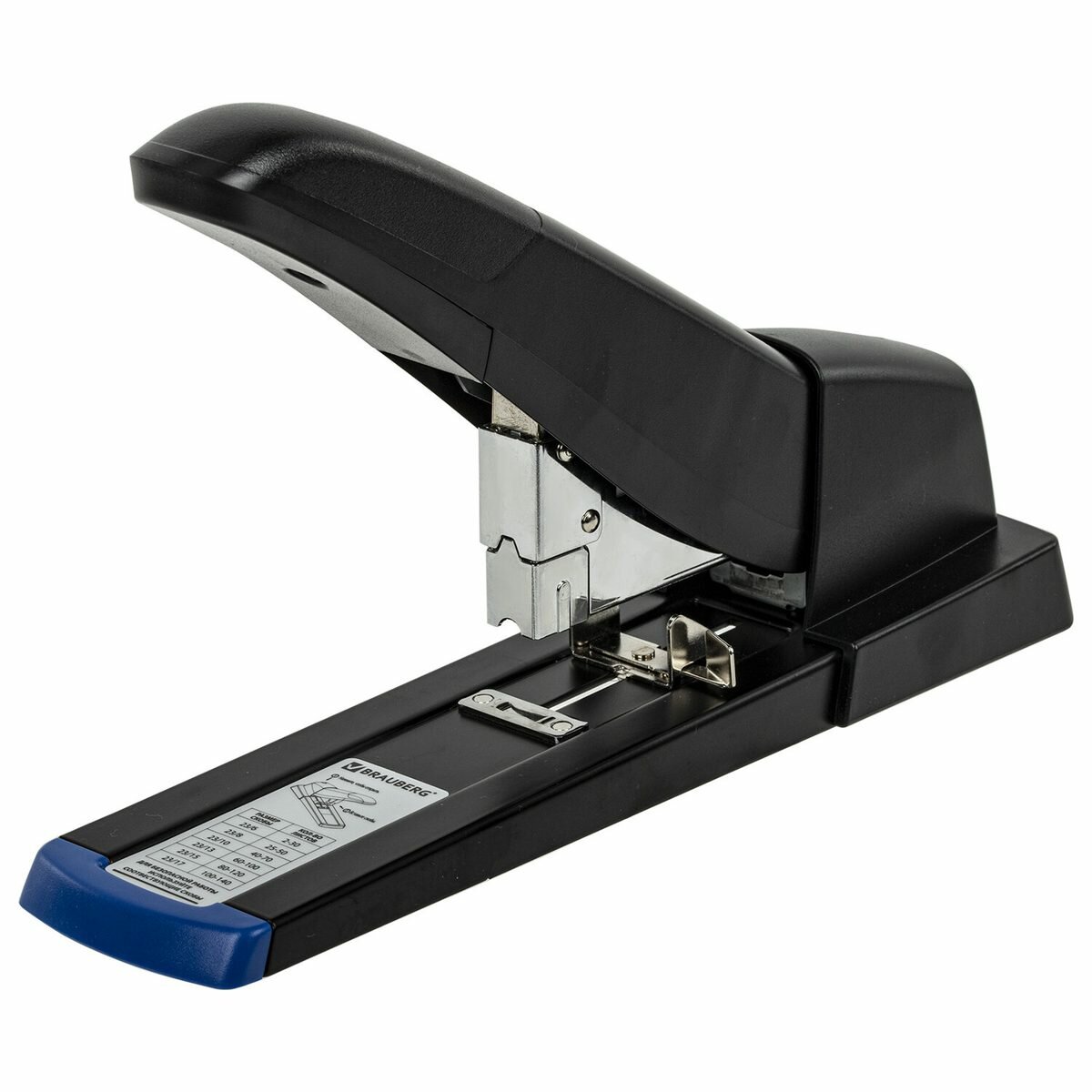 Степлер мощный до 140 листов Brauberg Heavy Duty Extra, скобы № 24/6-23/17 (270553), 3шт.