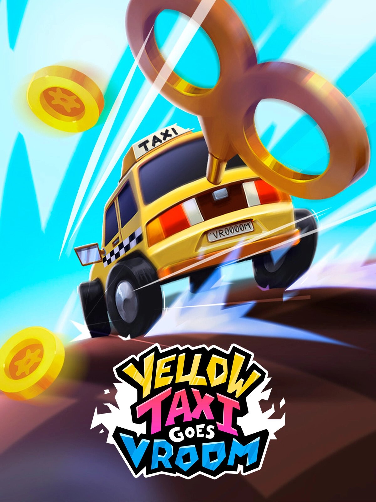 Игра Yellow Taxi Goes Vroom, ключ активации Steam, PC, Those Awesome Guys