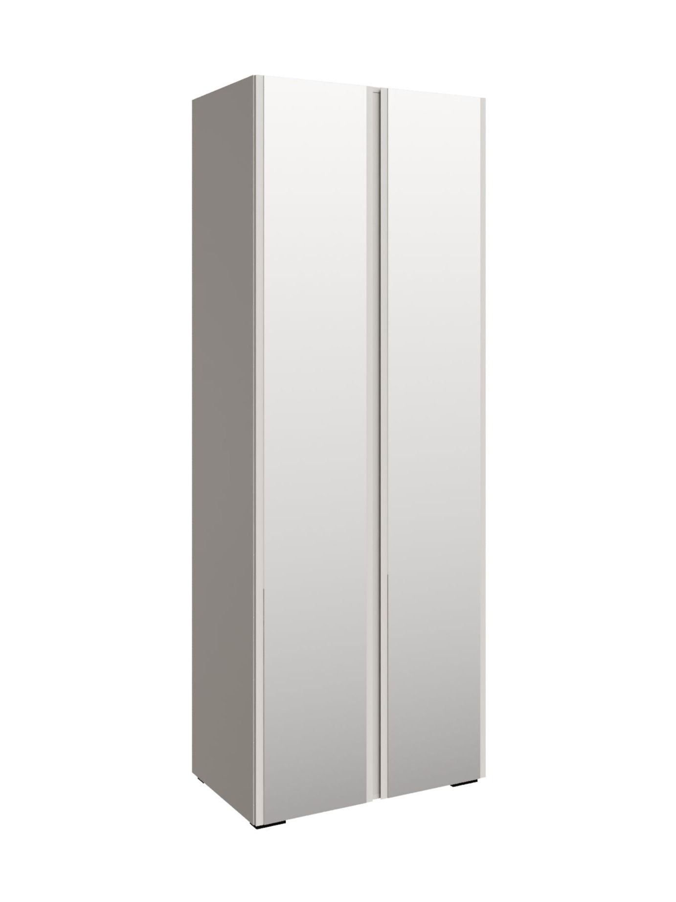 Шкаф Альта (0,85) кашемир, с зеркалом, 2300х850х520, микон