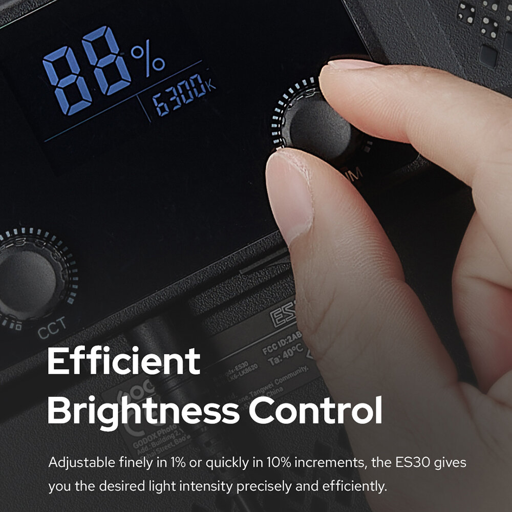 Светильник Godox ES30, 35W, диммируемый, цветовая температура 2800K-6500K, для стриминга игр