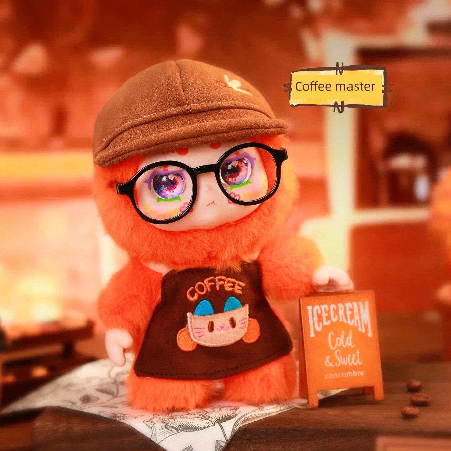 KIMMON Let's Cafe Плюшевый ключ с «Мастером кофейного миксера» - Подтверждение после открытия