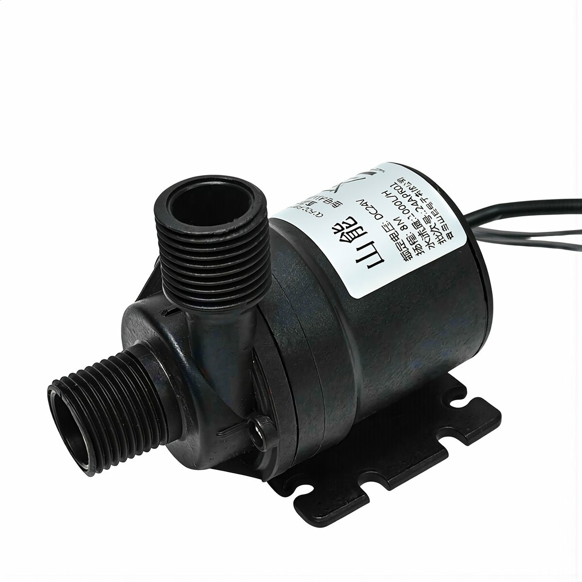 Бесщеточный водяной насос DC 12V низкий уровень шума 600-800 л/ч для циркуляции охлаждения косметического оборудования водонагревателя и насадки для мытья волос, AW500S12 / 19