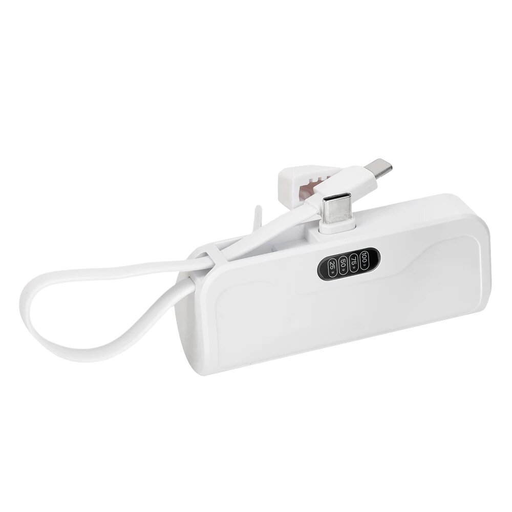 Аккумуляторный банк Power Bank белый, DIY Case 18650/21700