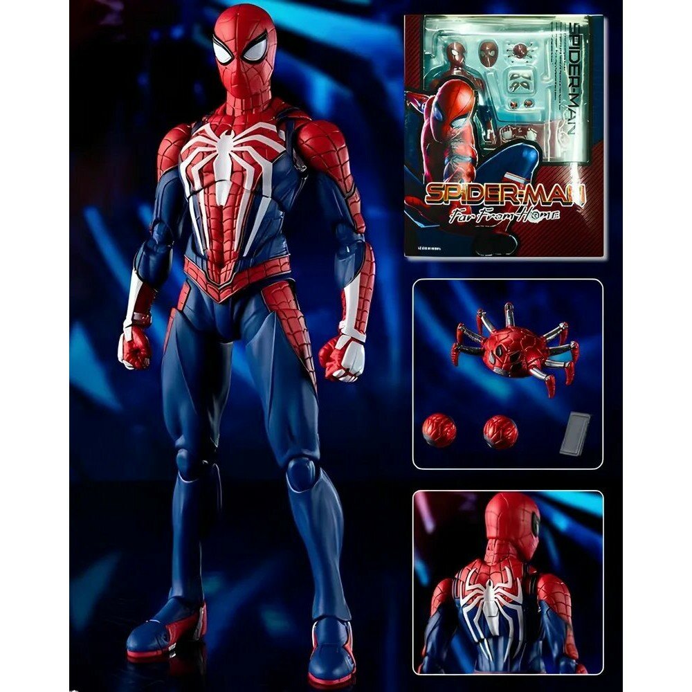 Фигурка Человек Паук: Вдали от дома / Spider Man Far from Home PS4 game version (15см)
