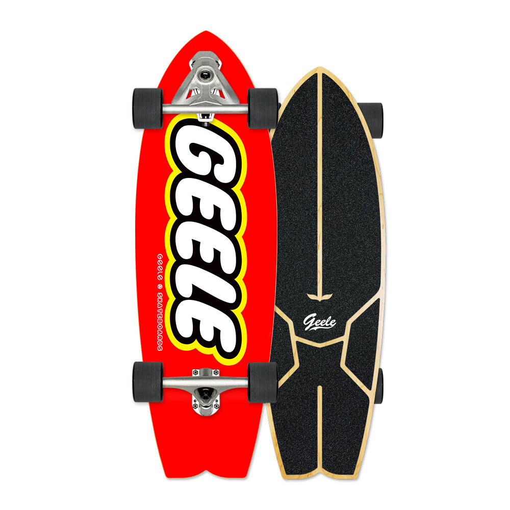 Серфборд Geele Carver Yow Land Surfboard CX7 2-го поколения, модернизированный, для симулятора катания на лыжах, 31 дюйм (педали не требуются)