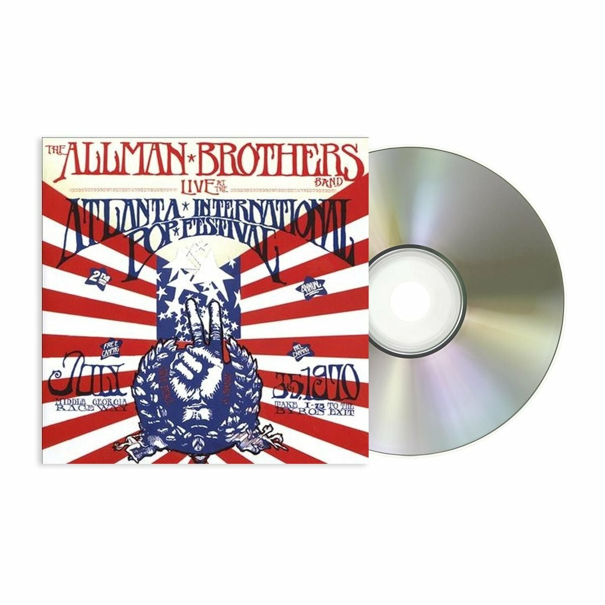 Музыка CD The Allman Brothers Band - Live At The Atlanta International Pop Festival July 3 & 5, 1970