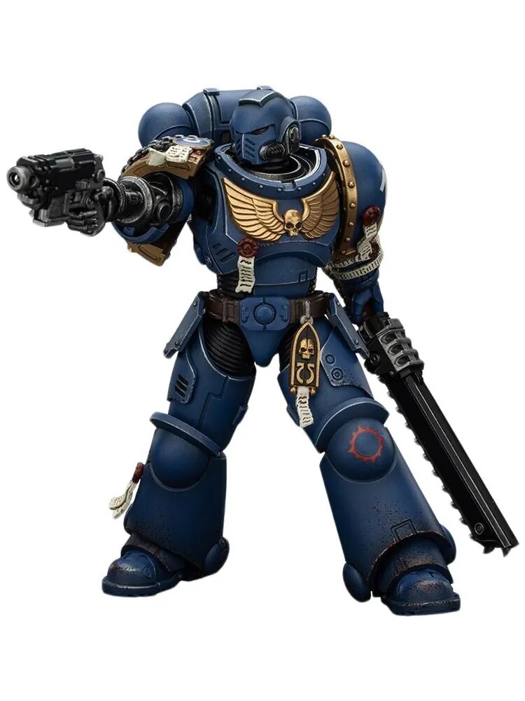 Подвижная фигурка JOYTOY Warhammer 40K Action Figures Ultramarines Brother Chairon-Collectors Edition Model