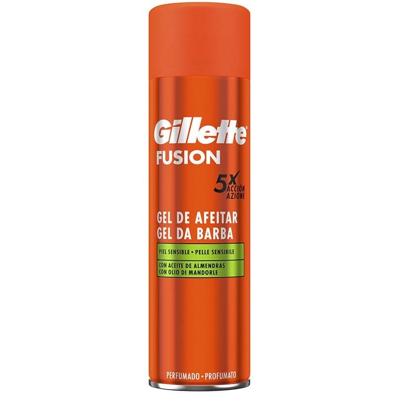 Гель для бритья Gillette Fusion, для чувствительной кожи, 200 мл