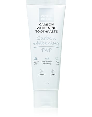 Зубная паста White Pearl PAP Carbon Whitening, 75 мл
