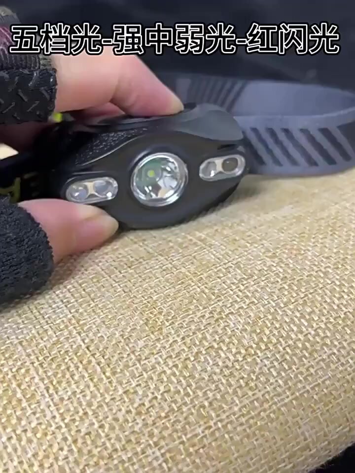 MIJIA Умный налобный фонарь с датчиком движения TD-0143-Black