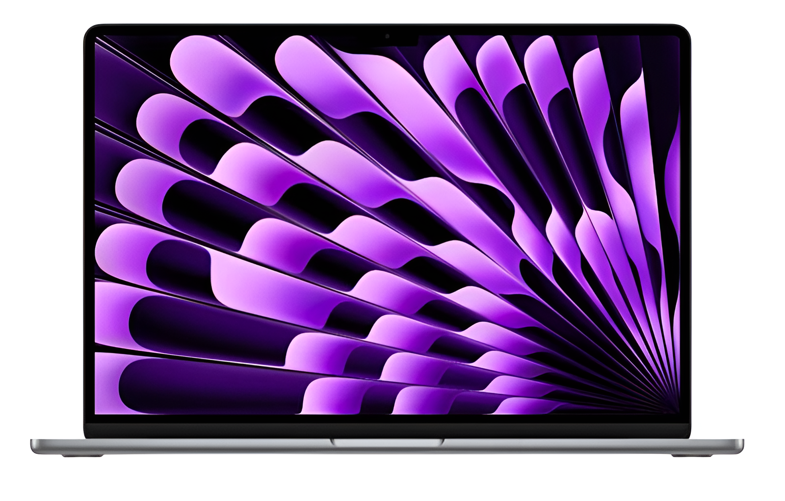 Ноутбук Apple MacBook Air 15 (M3, 8C CPU/10C GPU, 8Gb, 256Gb SSD), MRYM3, Space Gray