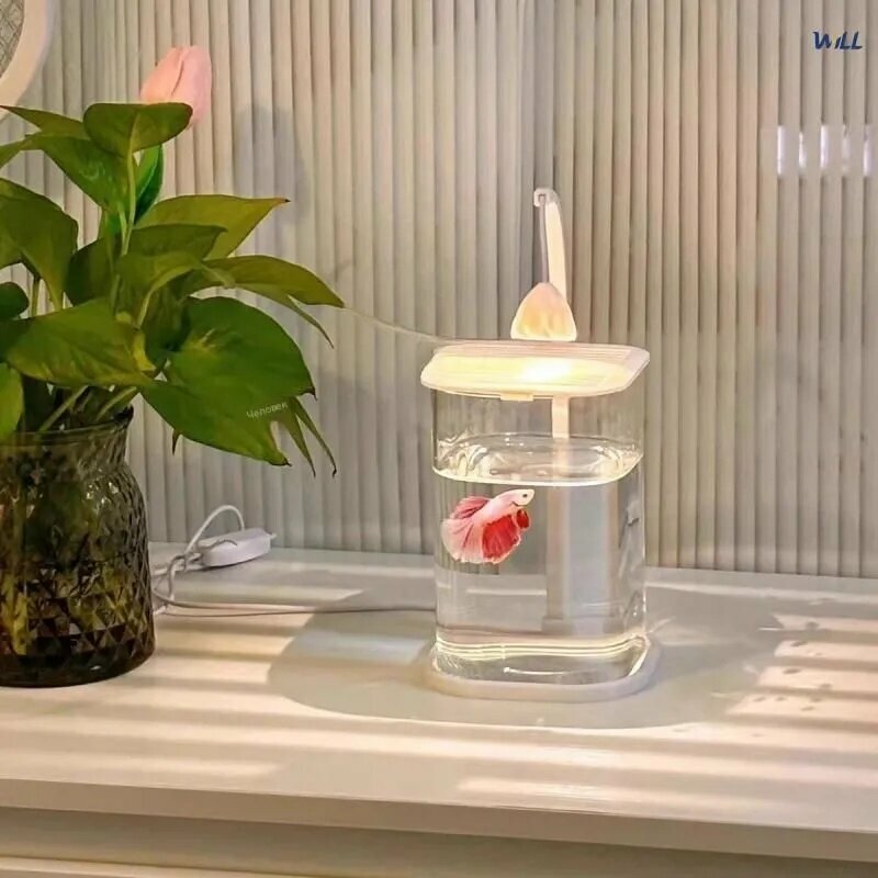 Аквариумный набор-мини-аквариум из ультрапрозрачного стекла (10 10 15см)