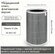 Антибактериальный фильтр для Xiaomi Mi Air Purifier 2/2S/3/3C/3H, серый, MCR-FLA