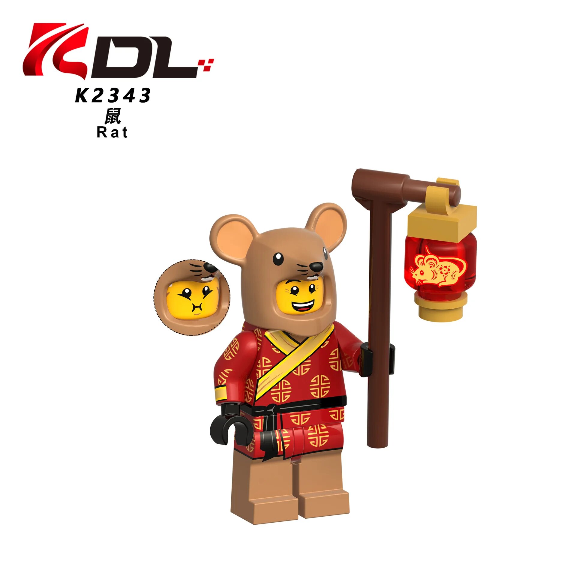 KDL K2343 Крыса, мини-фигурка
