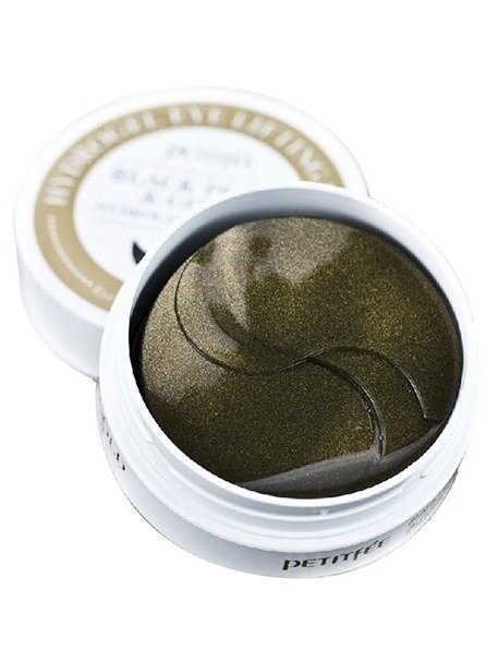 Патчи PETITFEE Black Pearl & Gold Hydrogel Eye Patch 60 шт