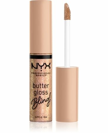 Блеск для губ NYX Professional Makeup Butter Gloss Bling, оттенок 01 Bring The Bling, 8 мл