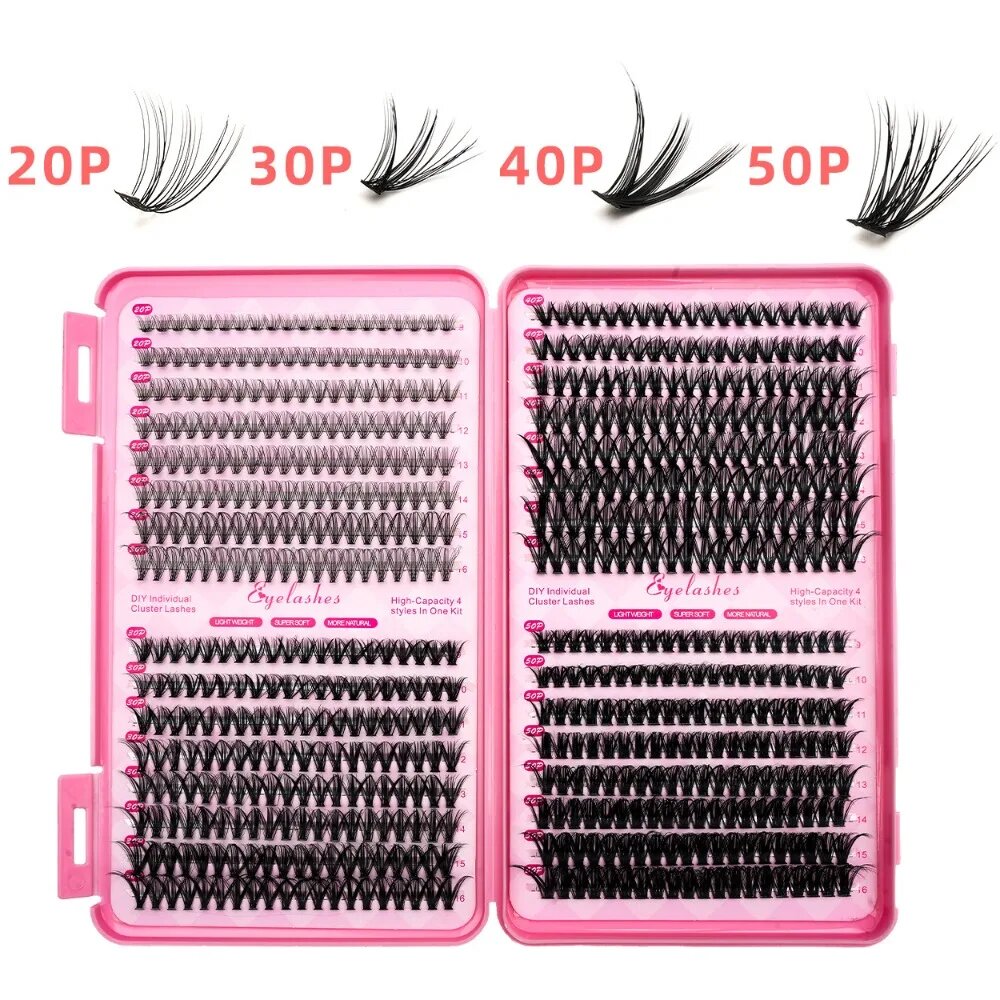 Накладные ресницы 3D Volume Fluffy Clusters
