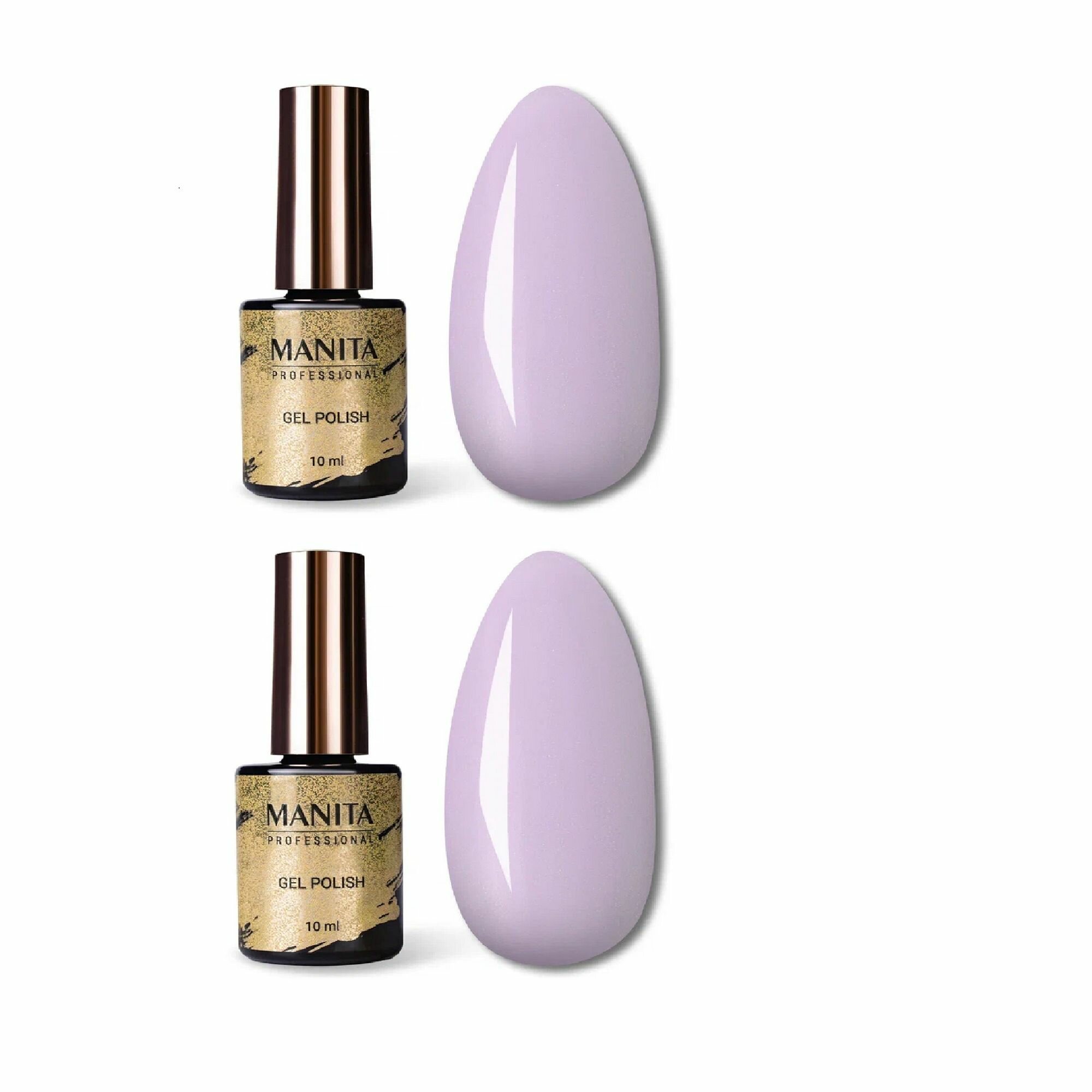 MANITA PROFESSIONAL Гель-лак для ногтей, Classic №101, Zephyr, 10 мл, 2 уп