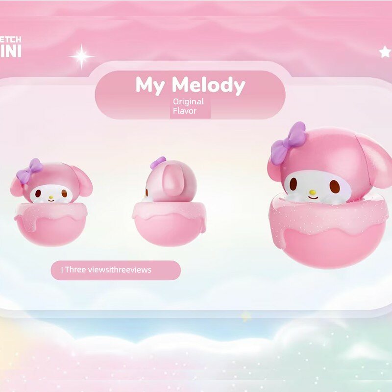 Милые наборы-сюрпризы Sanrio с мини-фигурками Куроми, Синаморолла, Хелло Китти, Май Мелоди, Почакко и Пудинг Дог.