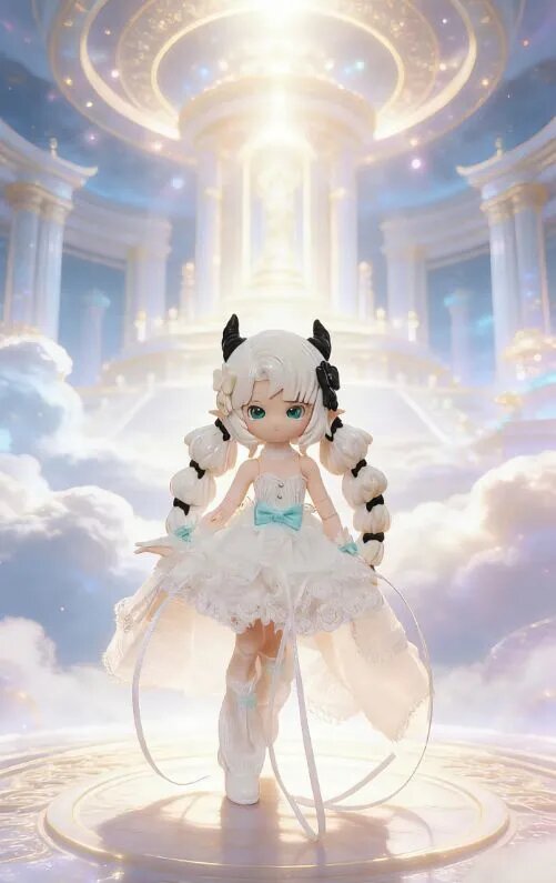 Кукла 1/12 BJD , Милые куколки и подвижные фигурки модный декор, подарок для девушек, MOGUJUN Series-Pleated Inkcap