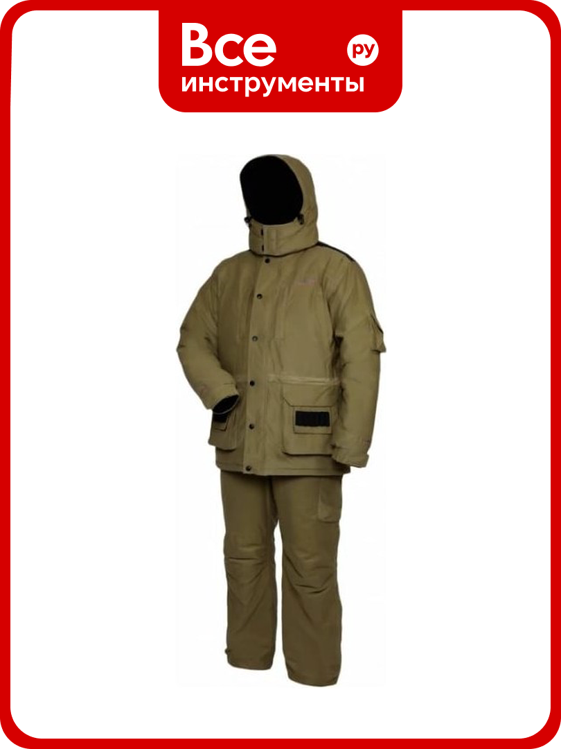 Костюм NORFIN Hunting WILD GREEN, мужской, зимний, размер XL, хаки