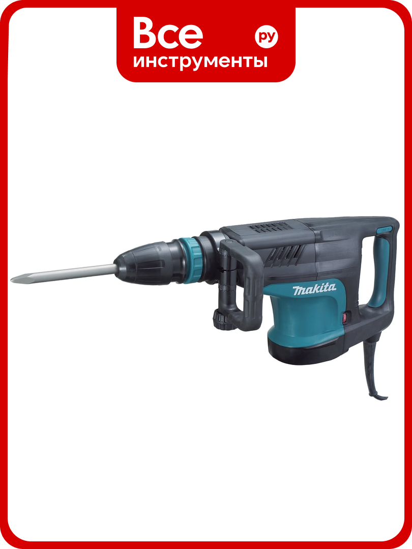 Отбойный молоток Makita HM 1213 C профессиональный электроинструмент с антивибрационной системой и патроном
