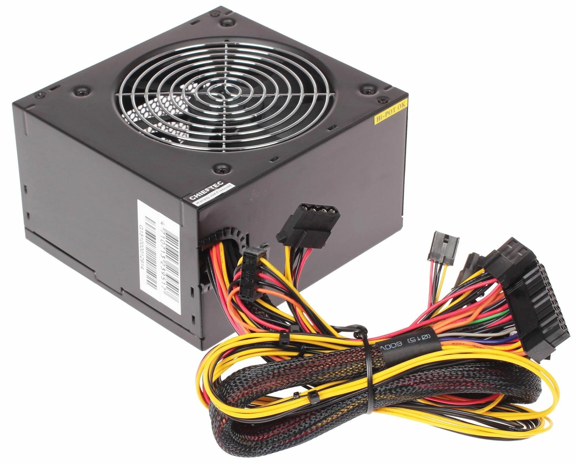 Блок питания Chieftec SMART (GPS-400A8) черный - ATX 20+4 пин, 4 pin + 4 pin CPU, 3 SATA, 1 x 6+2 pin PCI-E