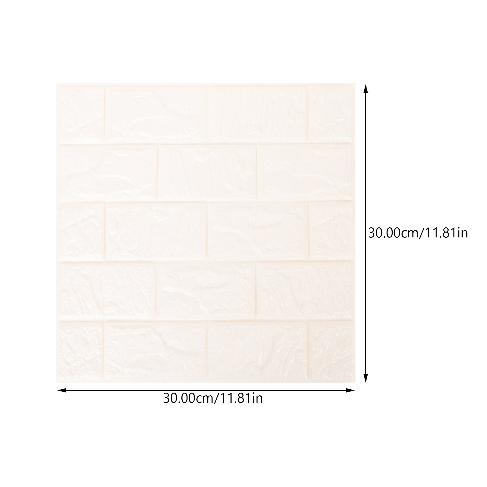 12 Штук Стикер В Forme Блоков Декоративный Sticker Для Кухни Белый 30x30cm