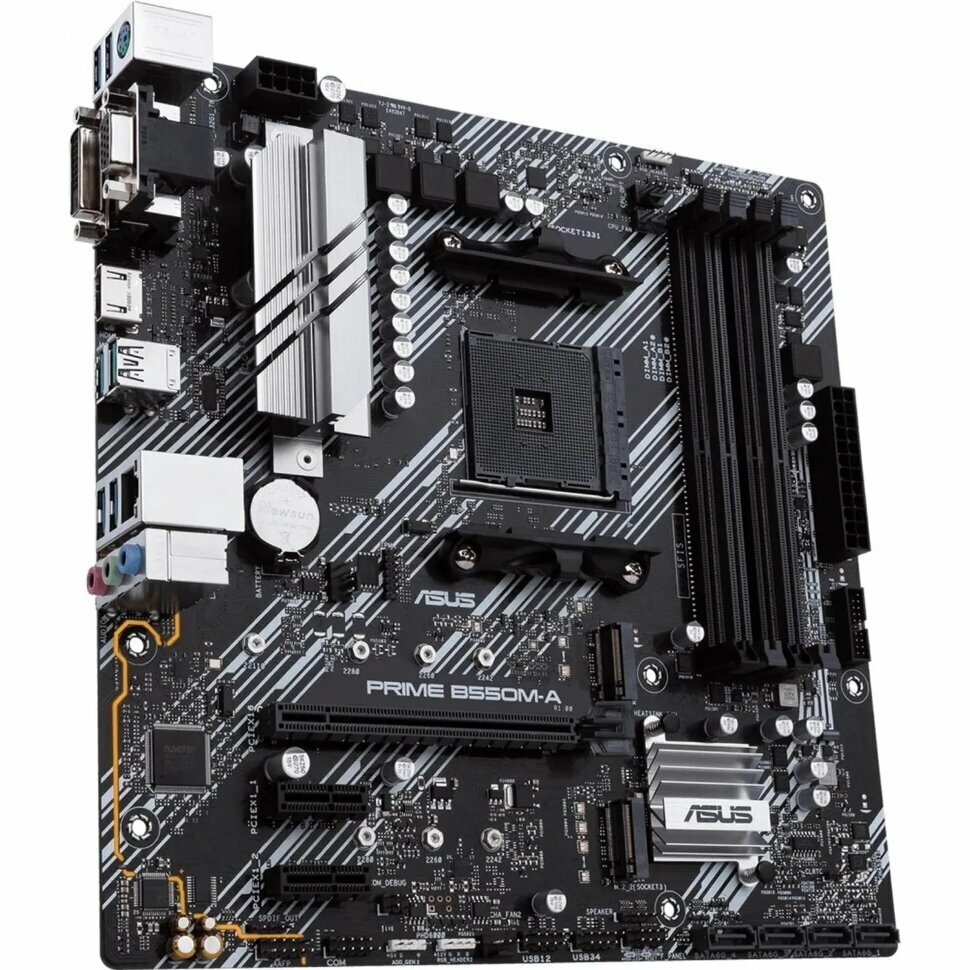 Материнская плата ASUS PRIME B550M-A AM4 4xDDR4, mATX, 2422460