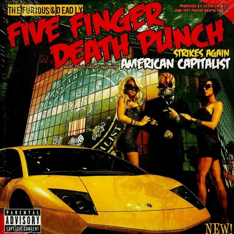 Five Finger Death Punch "Виниловая пластинка Five Finger Death Punch American Capitalist"