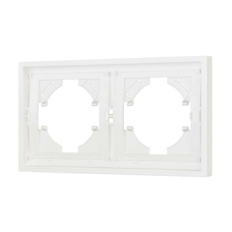Рамка 2-м FRM-TENDO-SFPL-2-WH пластик. бел. Arlight 054649