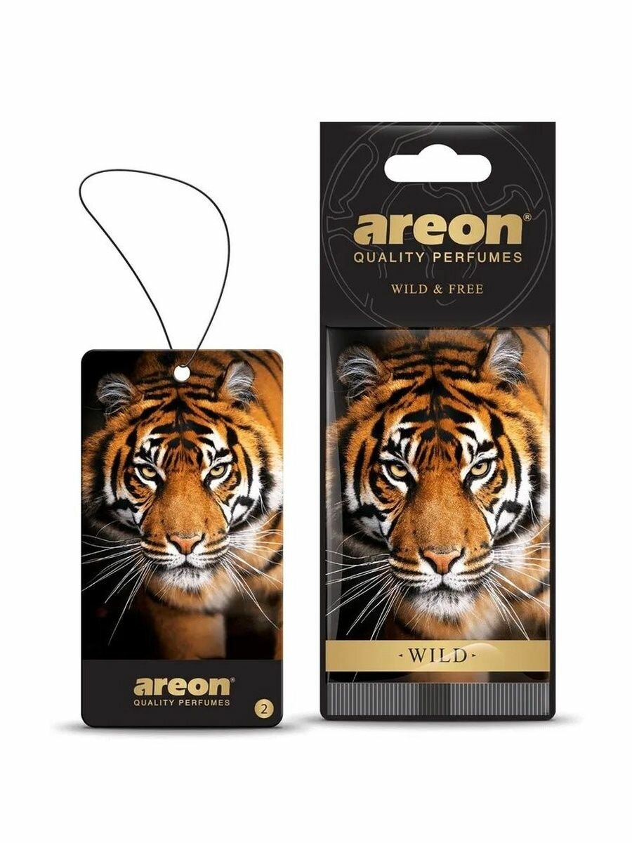 Ароматизатор автомобильный AREON "Wild & Free", подвесной, картонный корпус