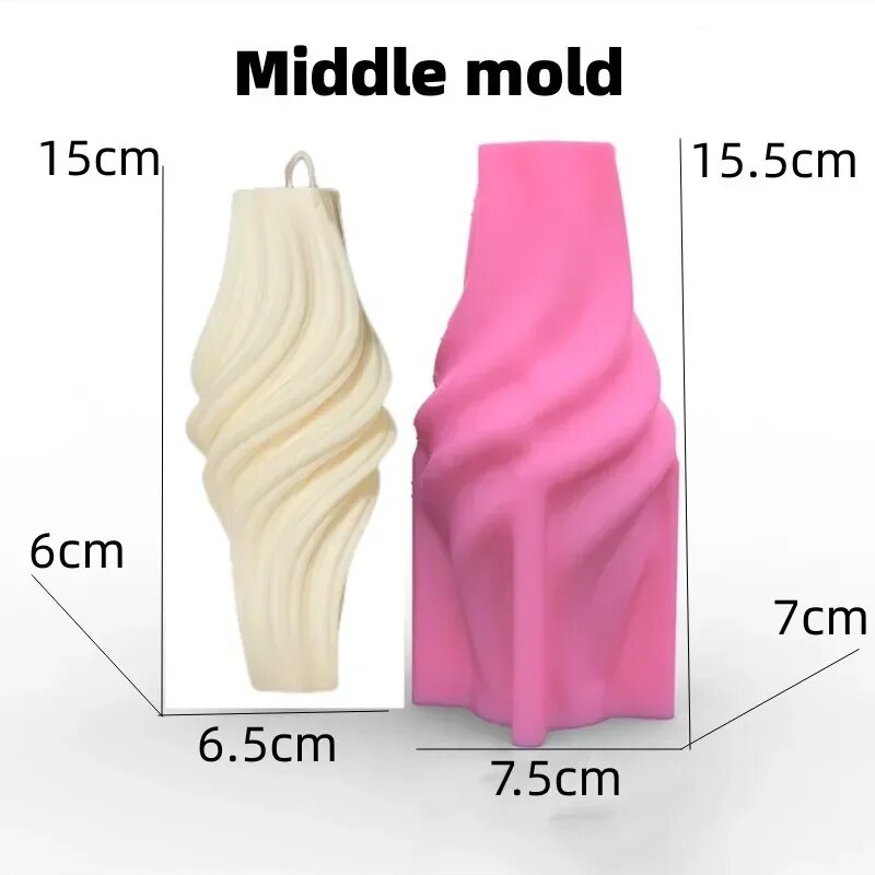 Силиконовая форма для свечей бабочка middle mold as show