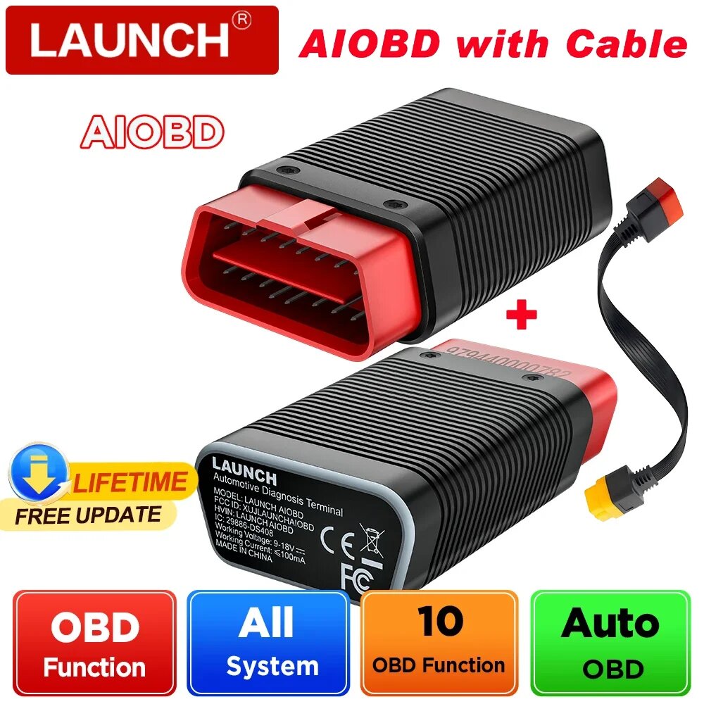 LAUNCH AIOBD Bluetooth OBD2 диагностический терминал — фото 1