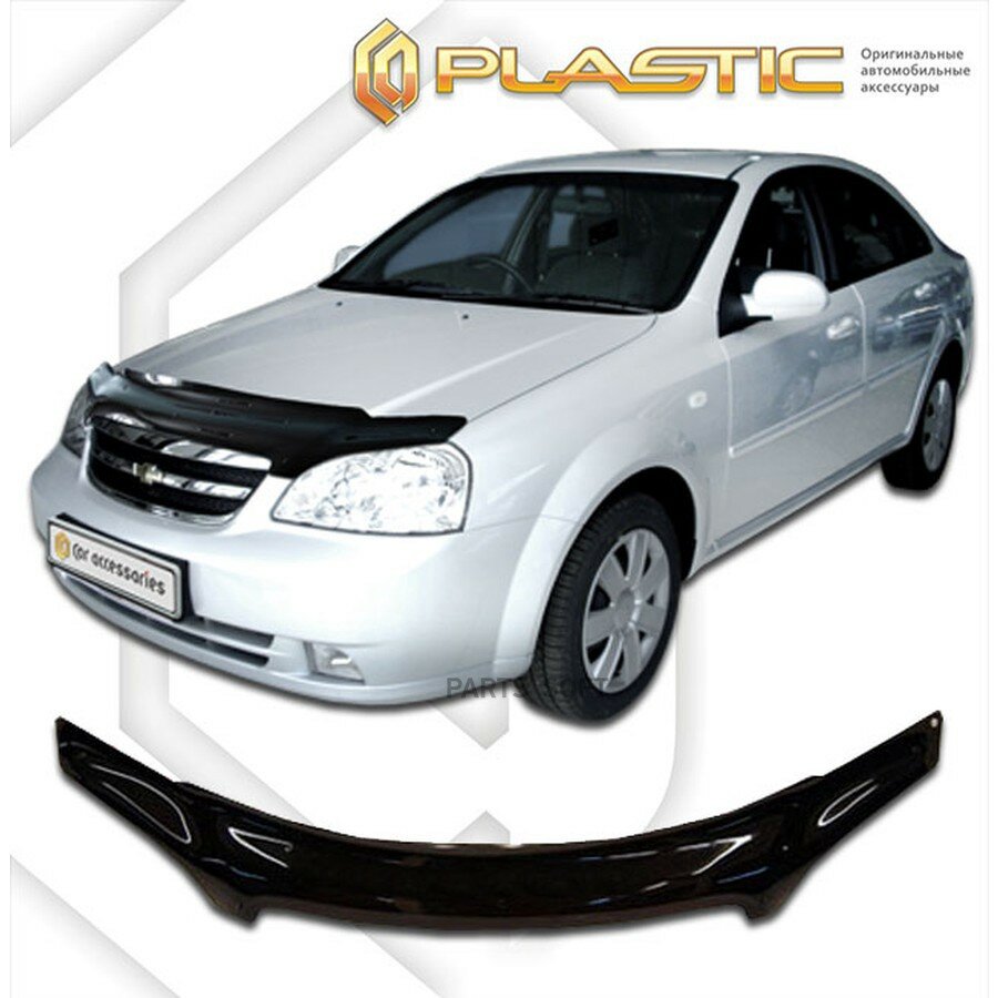 135/ Дефлектор капота (Classic черный) Chevrolet Lacetti седан шт от официального дистрибьютора, CA PLASTIC, артикул 2010010101350