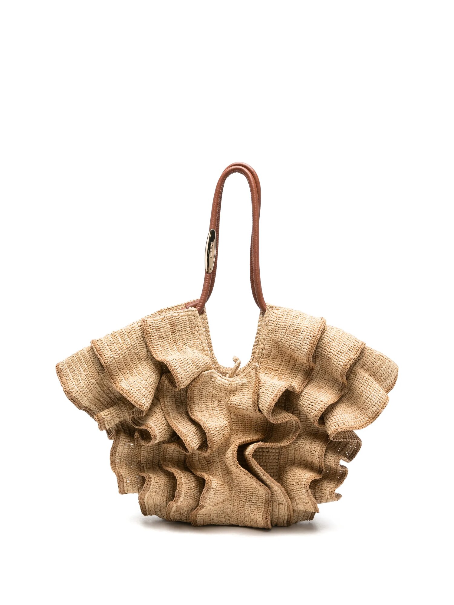 Сумка Medium Goldentime ruffled-detail tote bag