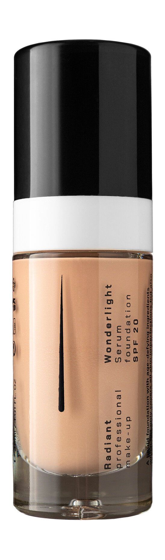 RADIANT PROFESSIONAL MAKE-UP Тональный крем-сыворотка Wonderlight Serum для сияния кожи SPF 20, 30 мл, 2 Темный Беж