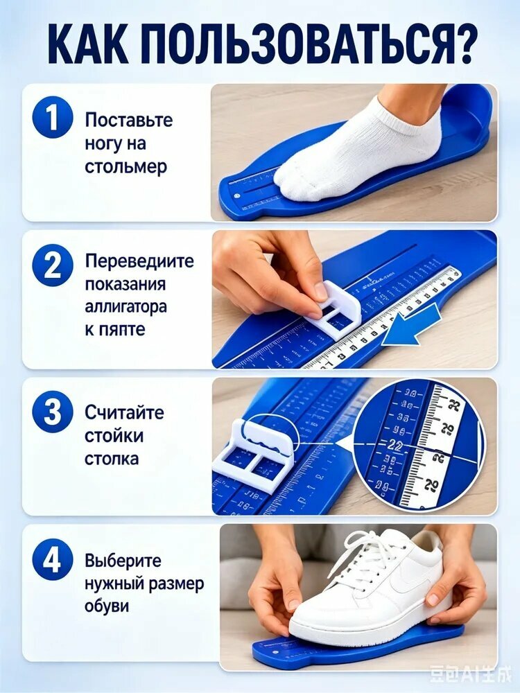 Измеритель стопы 1 шт — фото 1