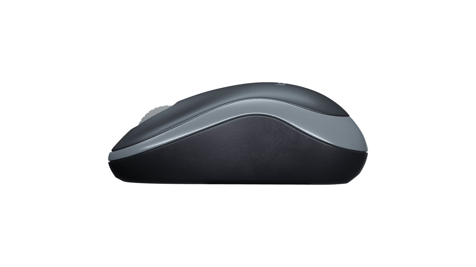 Беспроводная мышь Logitech M186, 1000 DPI, черный/серый — фото 1