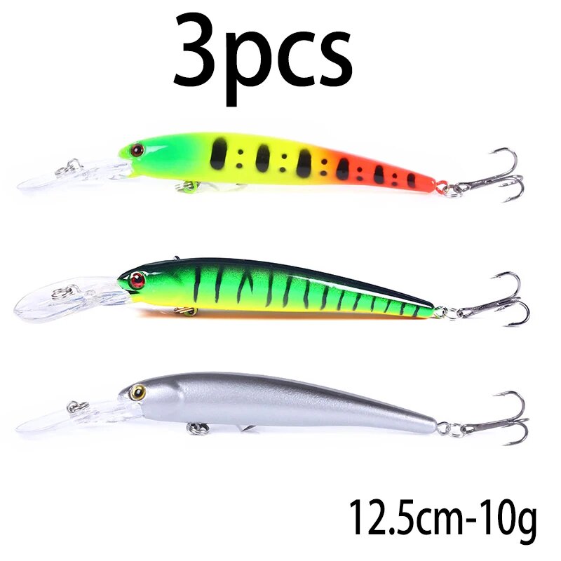 Искусственная приманка HENGJIA Bandit Minnow, 12.5см, 10г, MI125-1105