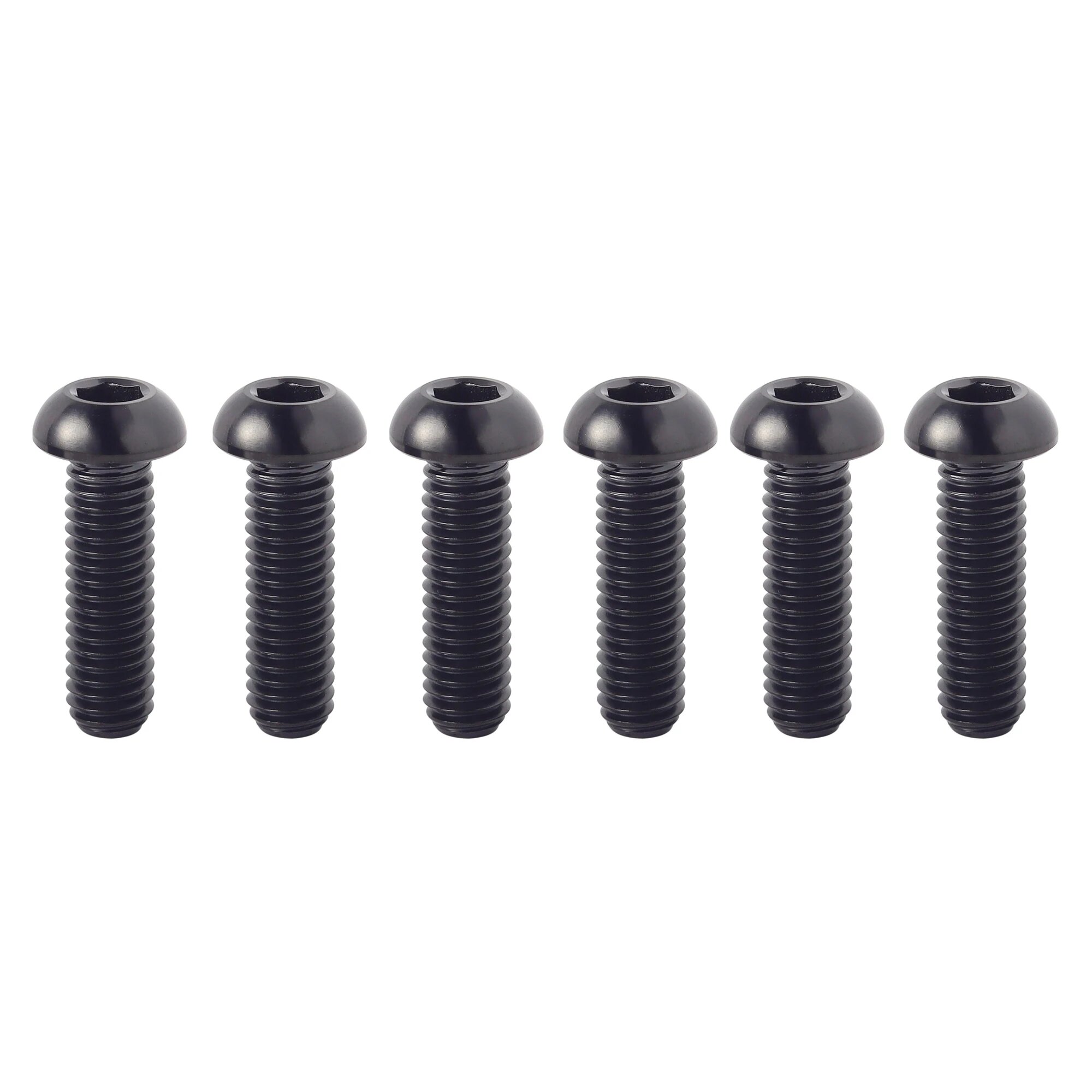 Титановые болты M5/M6 для велосипедов OIMG М5 (постельное белье), 6pcs Black, 15mm