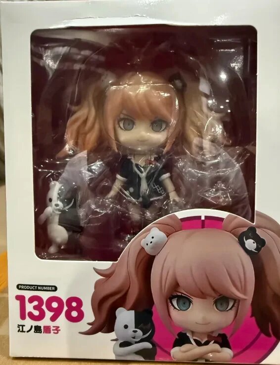 Аниме-фигурка Danganronpa Junko Enoshima Nendoroid 1398, Q-версия, модель-конструктор, кукла, настольное украшение, коллекцио.