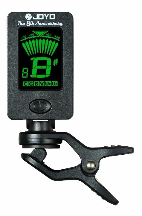 Joyo Jt-01 8th Anniversary Tuner - тюнер на прищепке хроматический, гитара, бас, скрипка, укулеле