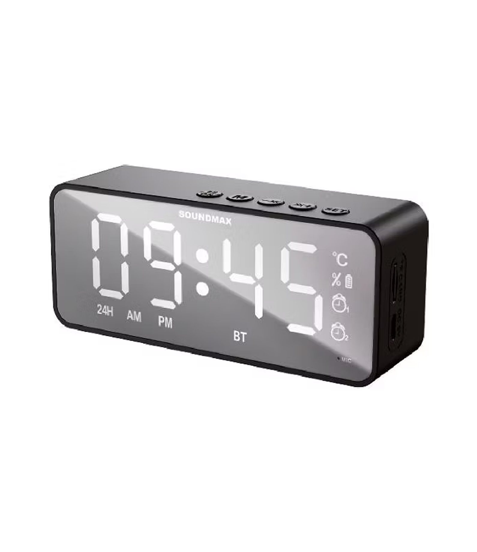 Радиоприемник SoundMAX SM-1520B, Hands-free, MP3, кварцевый стабилизатор, дисплей