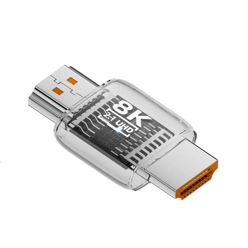 Разъём HDTV угловой UHD 2.1, прозрачный - 179T