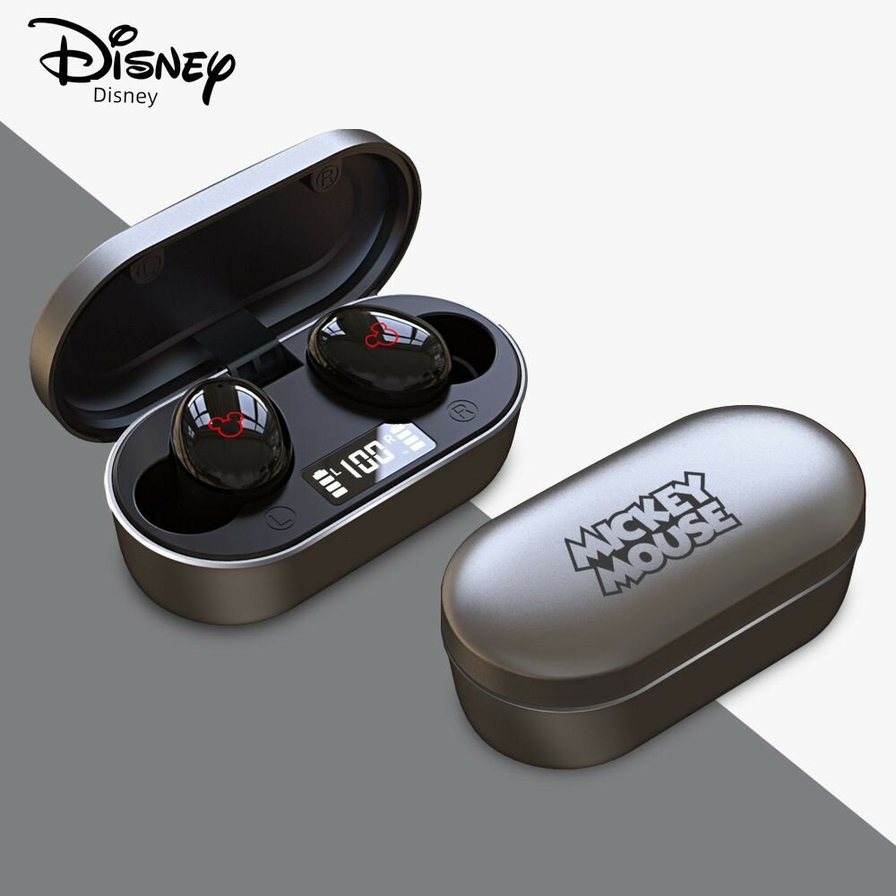 Наушники Bluetooth TWS BTMV09 с цифровым дисплеем для поклонников Marvel: Человек-паук и Американский капитан