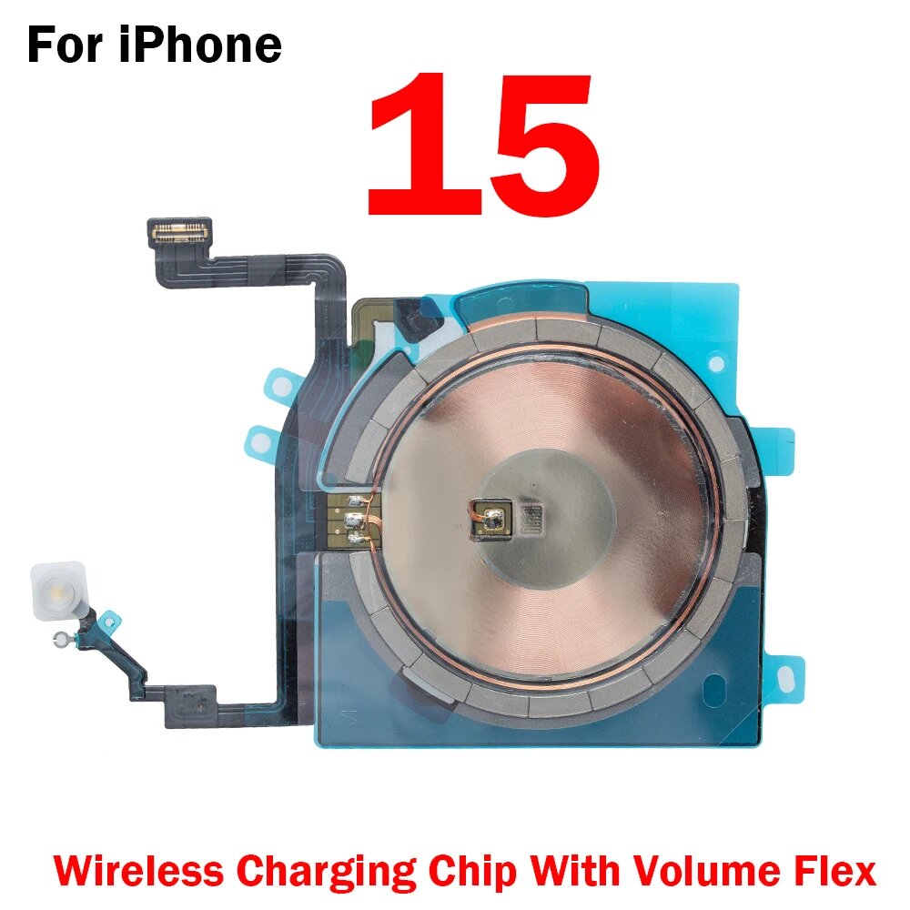 1 шт. беспроводной зарядный кабель-гибкий шлейф для iPhone 15 14 Plus 12 13 Pro Max, панель 15
