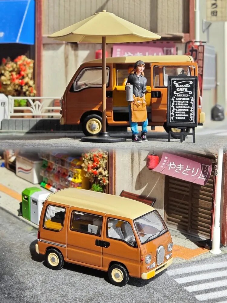 Tomytec TLV 1:64 Geocore 64 #Car Snap 07a Cafe Коллекционная машинка